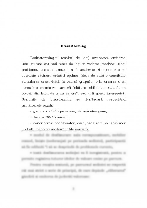 Referat: Brainstorming (#155729)