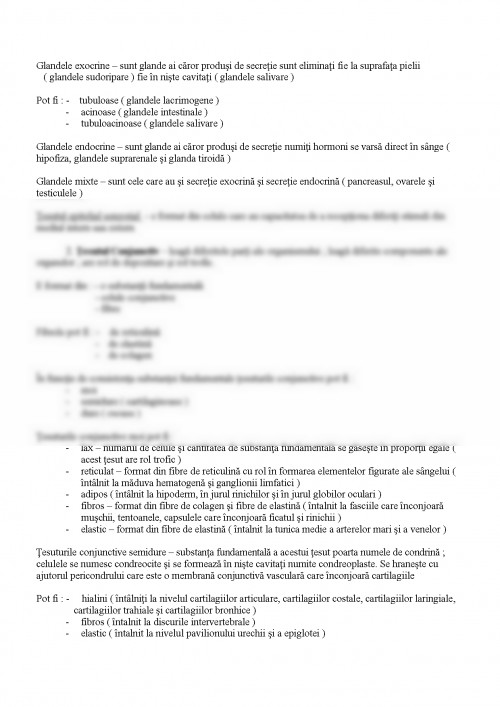 Referat: Țesuturile (#156374)