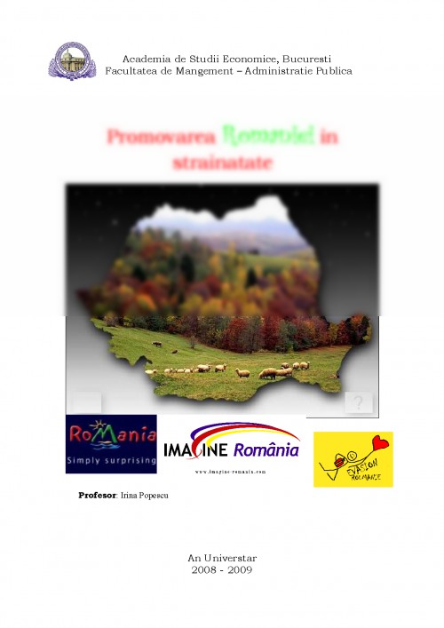 Proiect: Promovarea imaginii României (#156427)