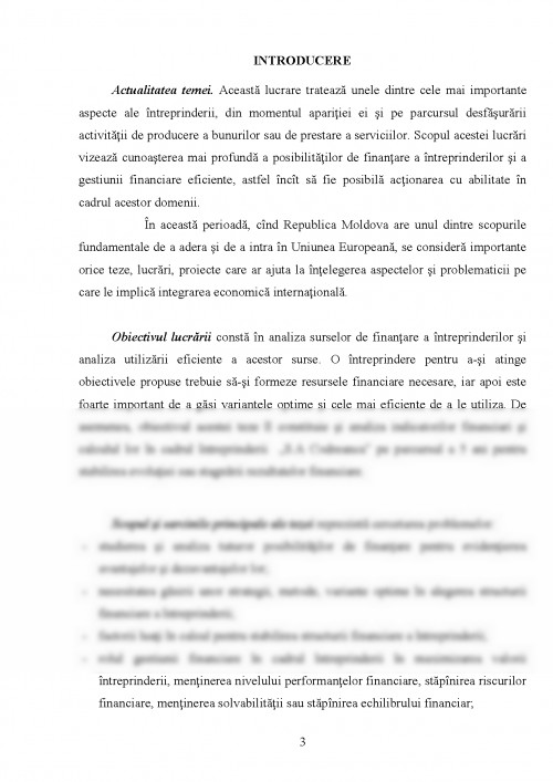 Proiect: Formarea și gestionarea resurselor financiare la întreprindere ...