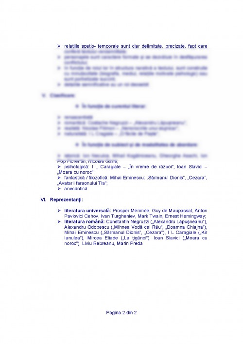 Referat: Nuvela - Prezentare generală (#158344)