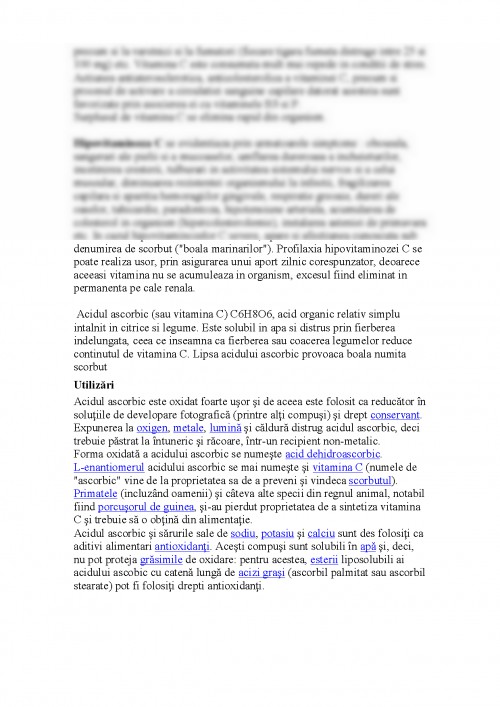Referat: Acidul ascorbic (#158686)
