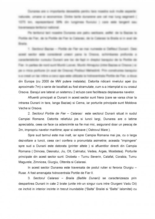 Referat: Dunărea (#159177)