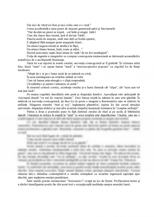 Referat: Scrisoarea I (#159398)