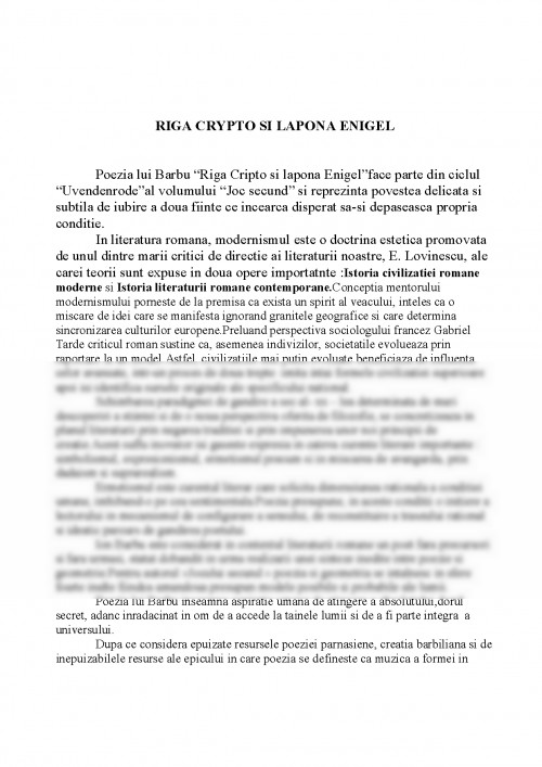 Referat: Riga Crypto și Lapona Enigel (#160996)