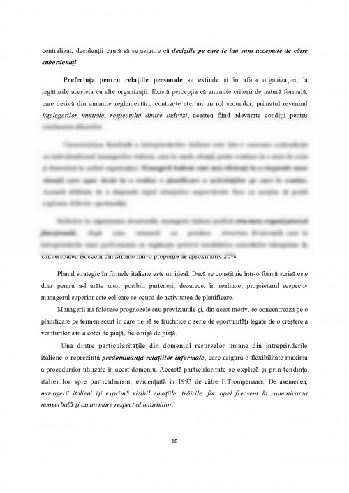 Referat: Management international- Italia (#161118)