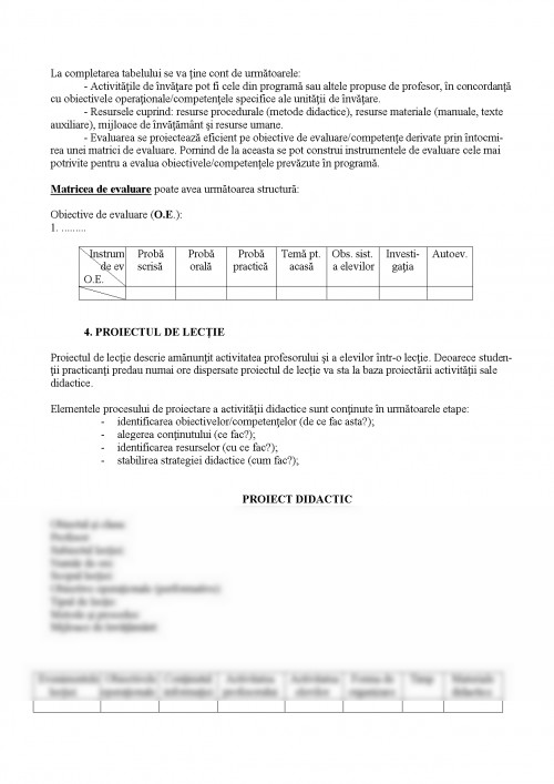 Proiect: Proiectarea ctivitatii didactice (#161806)