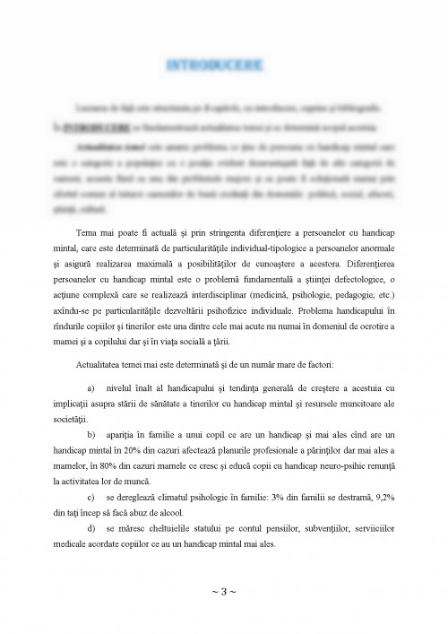 Referat: Handicapul mintal (#162988)