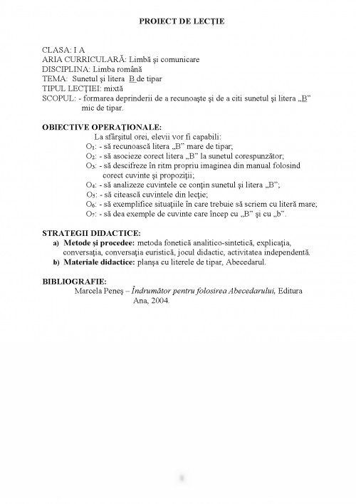 Proiect: Proiect didactic (#164398)