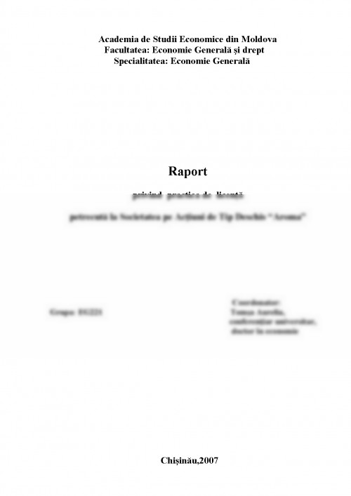 Proiect: Practica de licență (#165562)