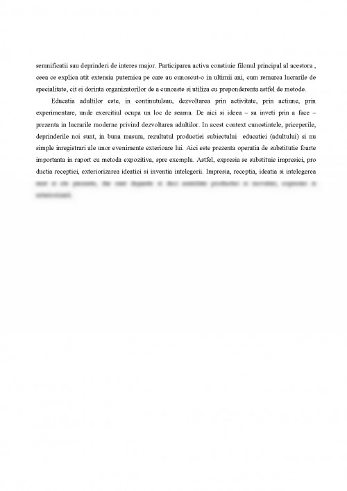Referat: Educația adulților (#166126)