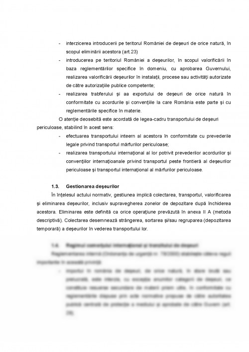 Referat: Gestionarea deșeurilor (#166854)