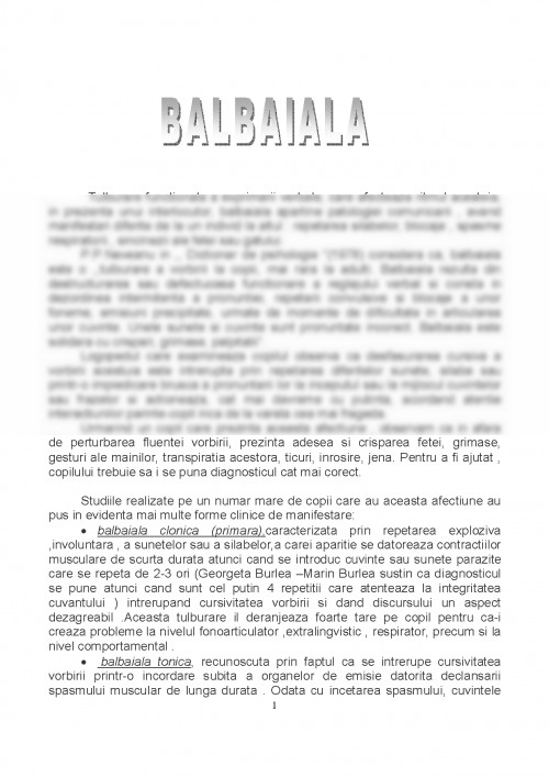 Referat: Bâlbâiala (#166874)