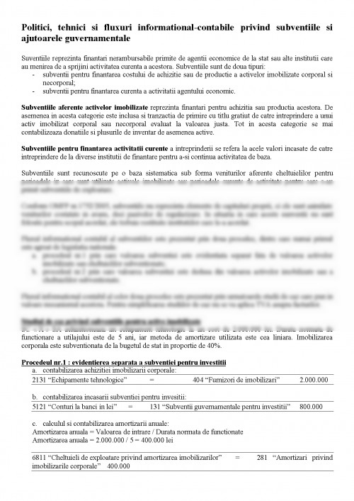 Referat: Subvenții (#167987)