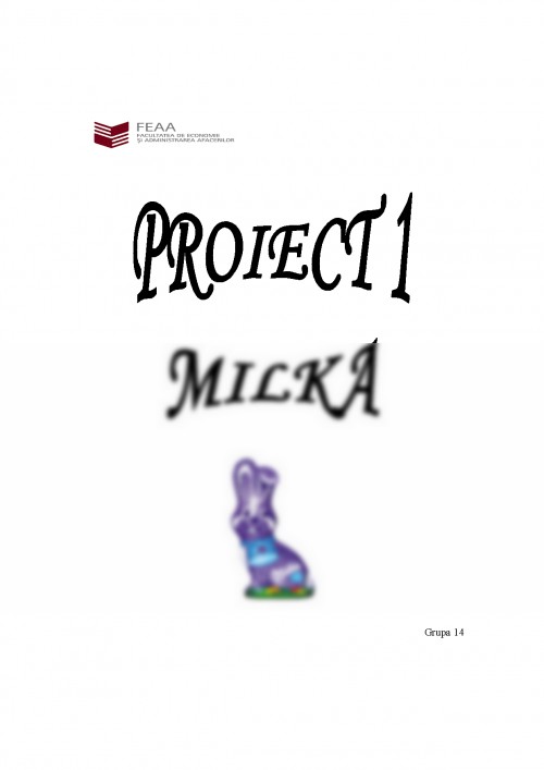 Proiect: Milka (#169227)