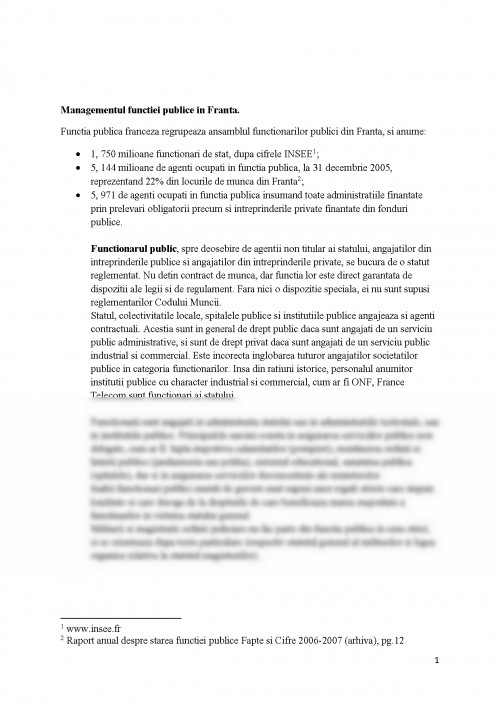 Referat: Funcția publică în Franța (#169973)