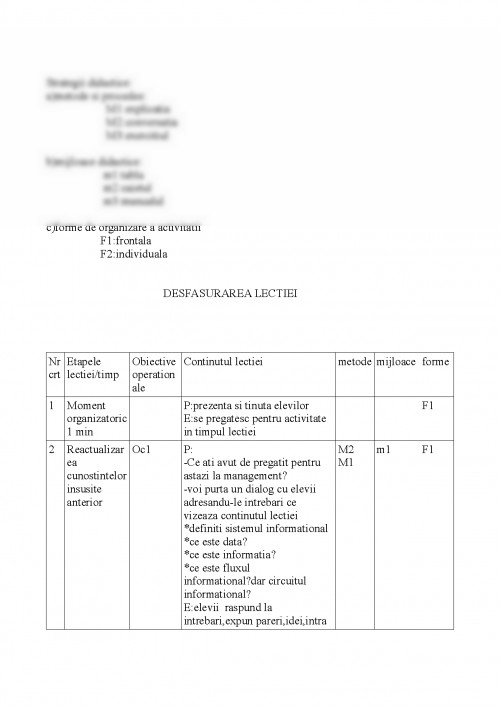 Proiect: Proiect de lecție - Marketing (#170021)