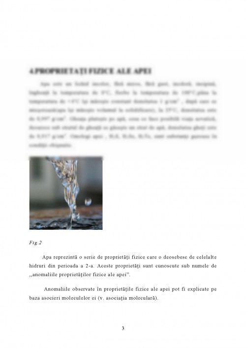 Referat: Proprietățile apei (#170223)