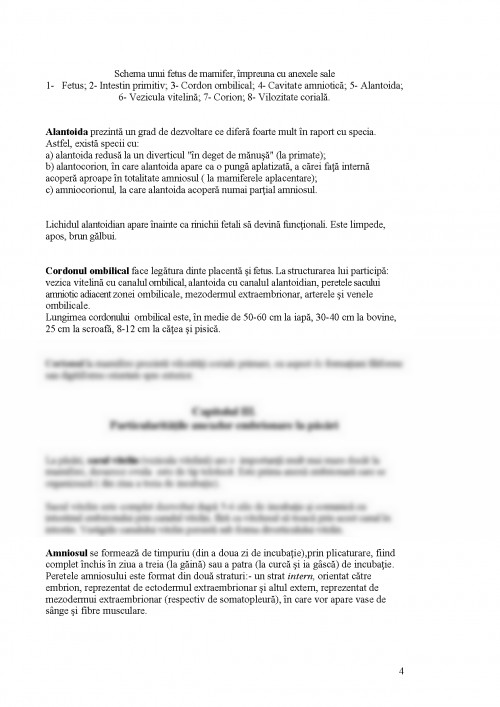 Referat: Anexele embrionare și fetale (#173989)