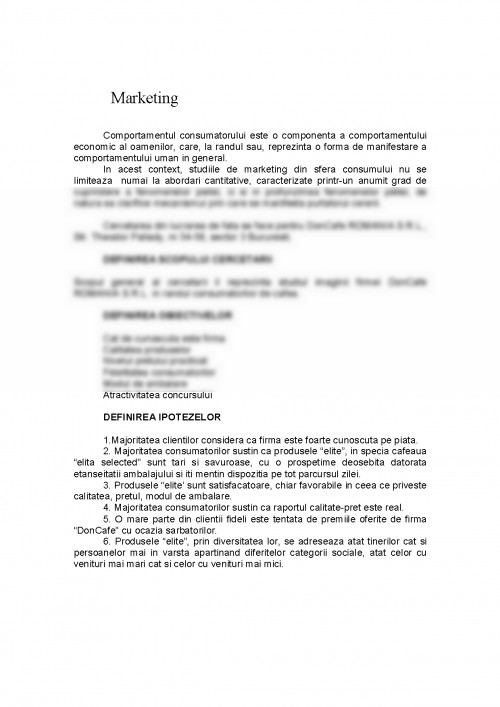 Proiect: Sondaj marketing (#174771)