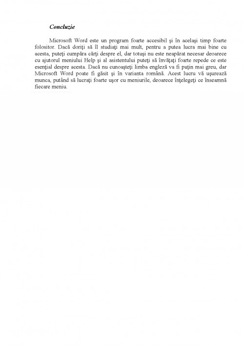 Referat: Microsoft Word (#176748)