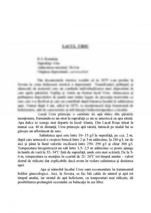 Referat: Lacurile Terrei (#178394)