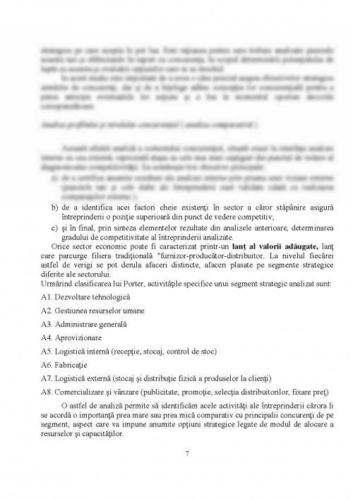 Referat: Analiza mediului extern (#179003)