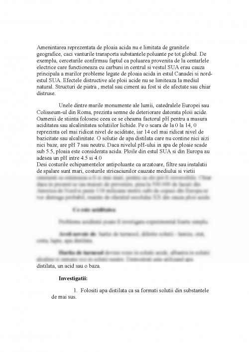 Referat: Ploile acide (#179798)