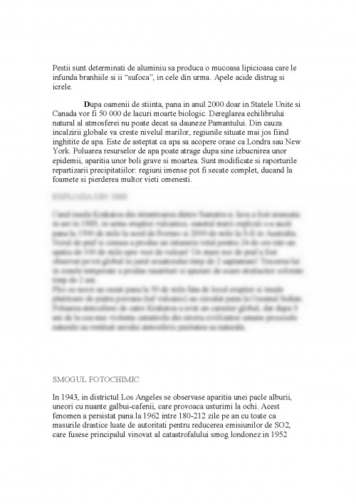 Referat: Ploile acide (#179798)