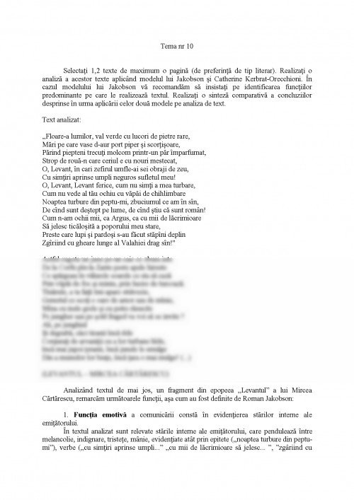 Referat: Analiza literară (#180241)