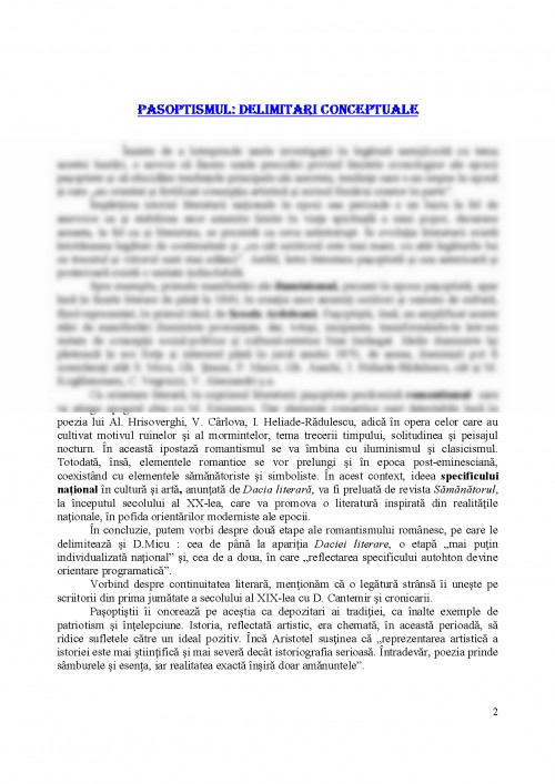 Referat: Pașoptismul (#180260)