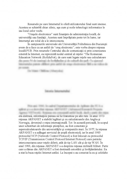 Referat: Lumea internetului (#183408)