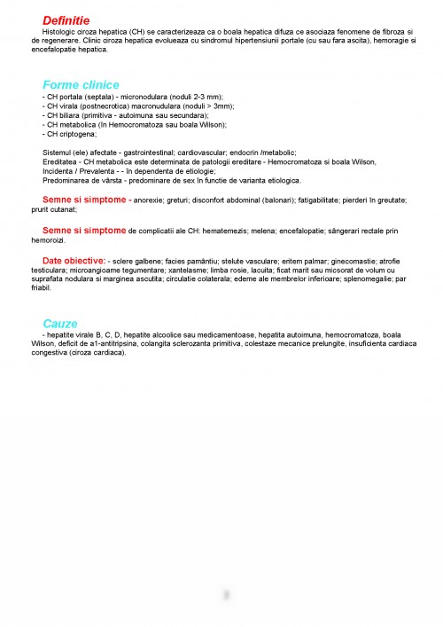 Referat: Ciroza hepatică (#183742)