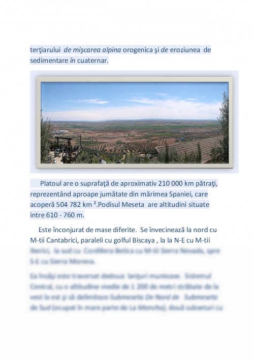 Referat: Podișul Meseta (#185570)