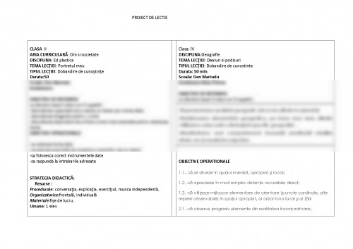 Proiect: Proiect de lecție desen - geografie (#273998)