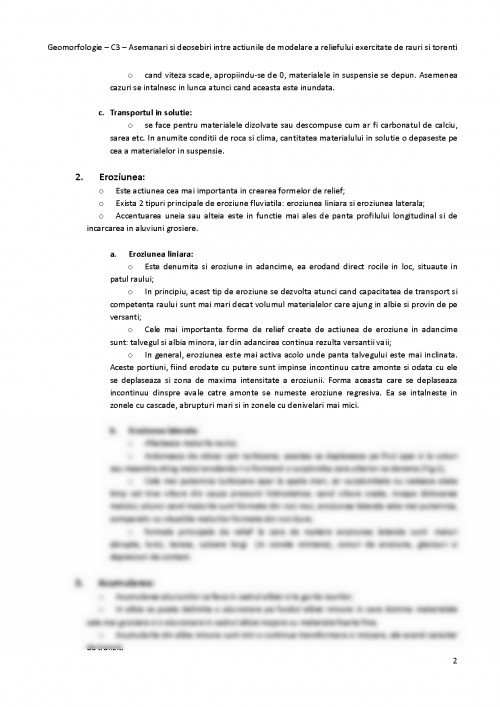 Curs: Asemănări și deosebiri între acțiunile de modelare a reliefului ... Curs: Asemănări și deosebiri între acțiunile de modelare a reliefului ...