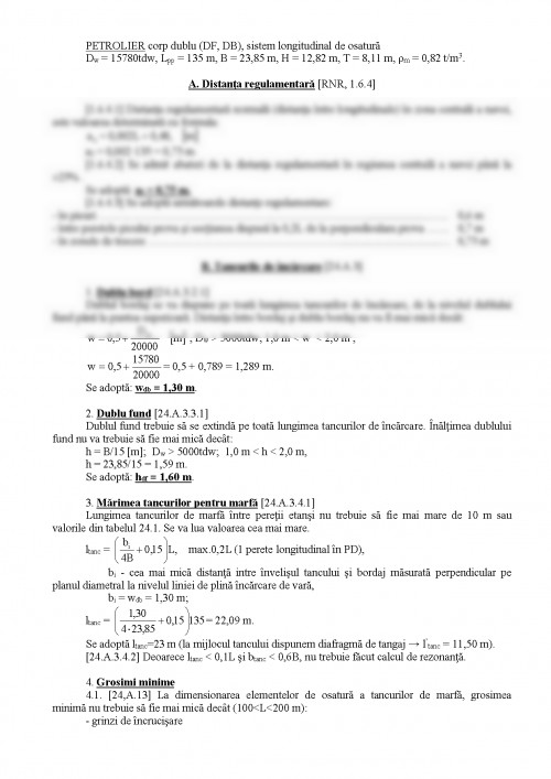 Proiect: Proiectarea unui petrolier corp dublu (#275421)