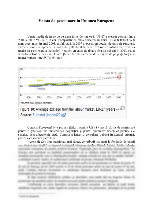 Referat: Vârsta de pensionare (#275552)