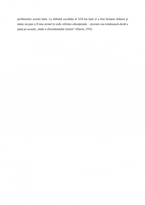 Referat: Model curricular modern (#276046)