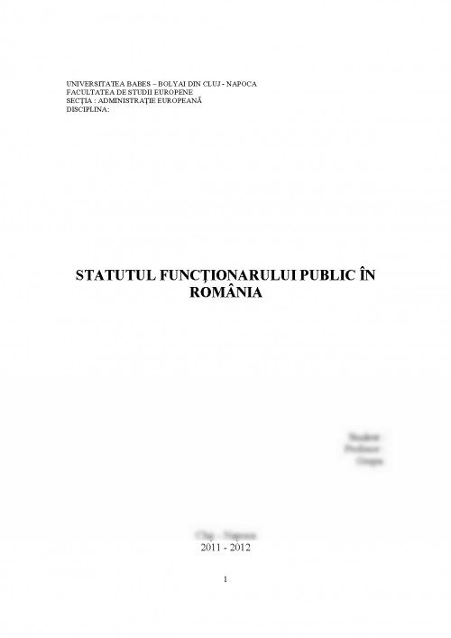 Proiect: Funcționar public (#279549)