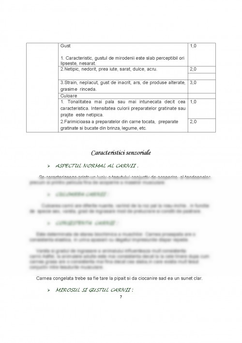 Referat: Analiza Senzorială a Cărnii (#283481)