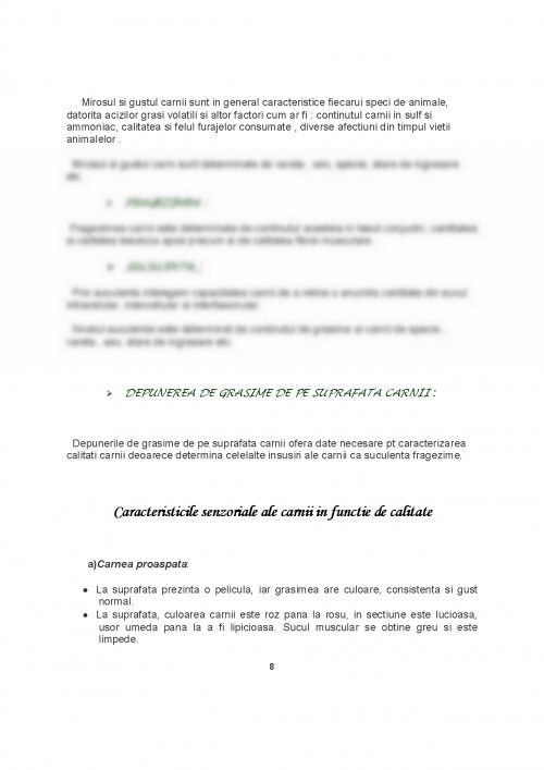 Referat: Analiza Senzorială a Cărnii (#283481)