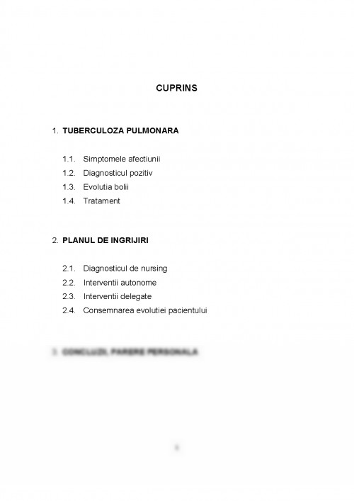 Referat: Tuberculoză pulmonară (#284760)