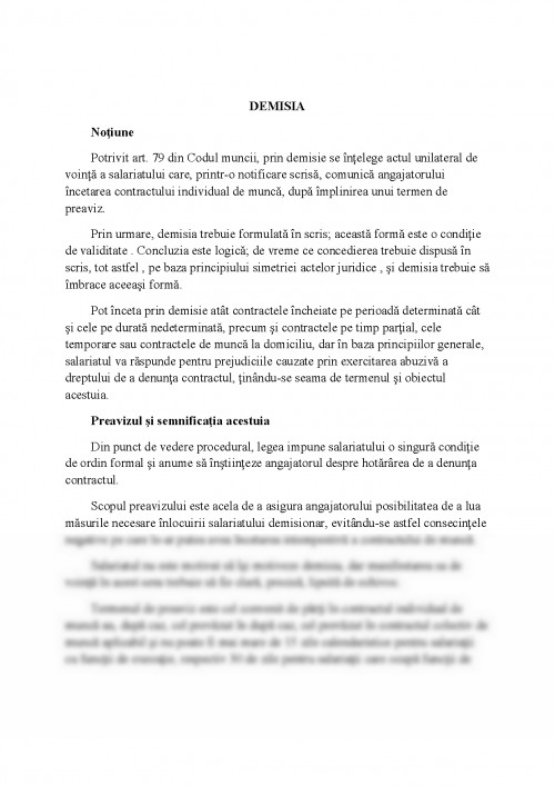 Referat: Demisia (#284823)