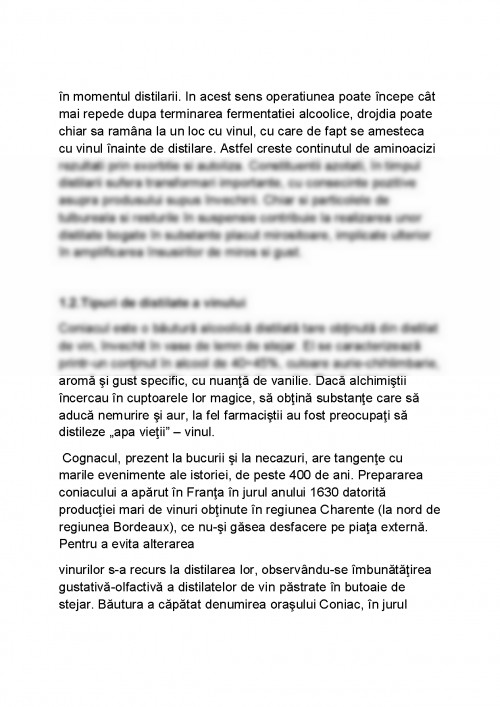 Proiect: Distilate din vin, tipuri de distilate din vin și metode de ...