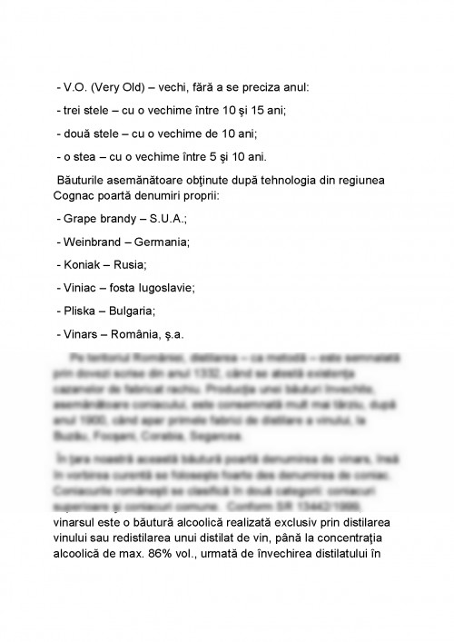 Proiect: Distilate din vin, tipuri de distilate din vin și metode de ...