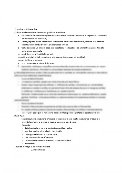 Laborator: Articulații anatomice (#285738)