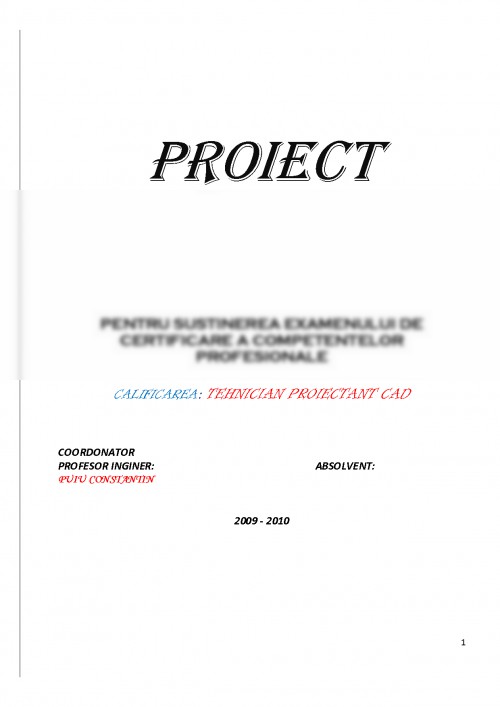 Proiect: Personalizarea interfeței AutoCAD (#286289)