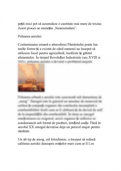 Referat: Poluarea (#288969)