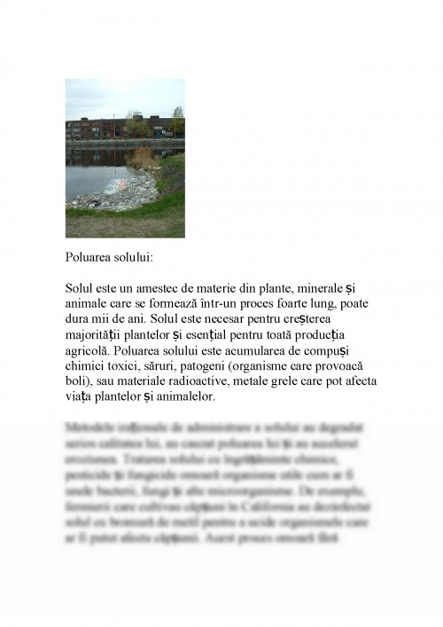 Referat: Poluarea (#288969)